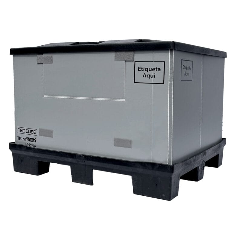 Pallet Manga TecCube 005 - 1200x100x850mm - Tecnotri Novas ...